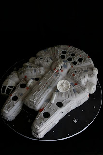 Cakes by Jyl: Millenium Falcon Cake