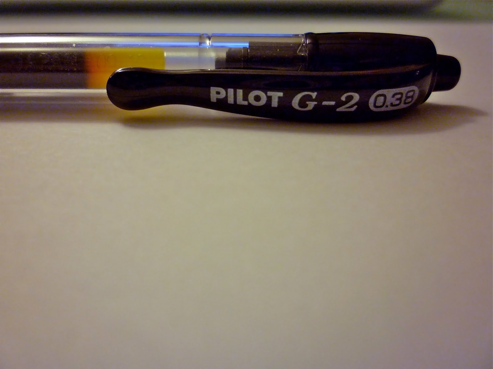 The Pen-Guin: Pilot G-2: 0.38 mm