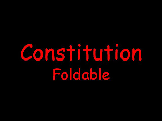 Mr. Hall's Blog: Constitution Foldable