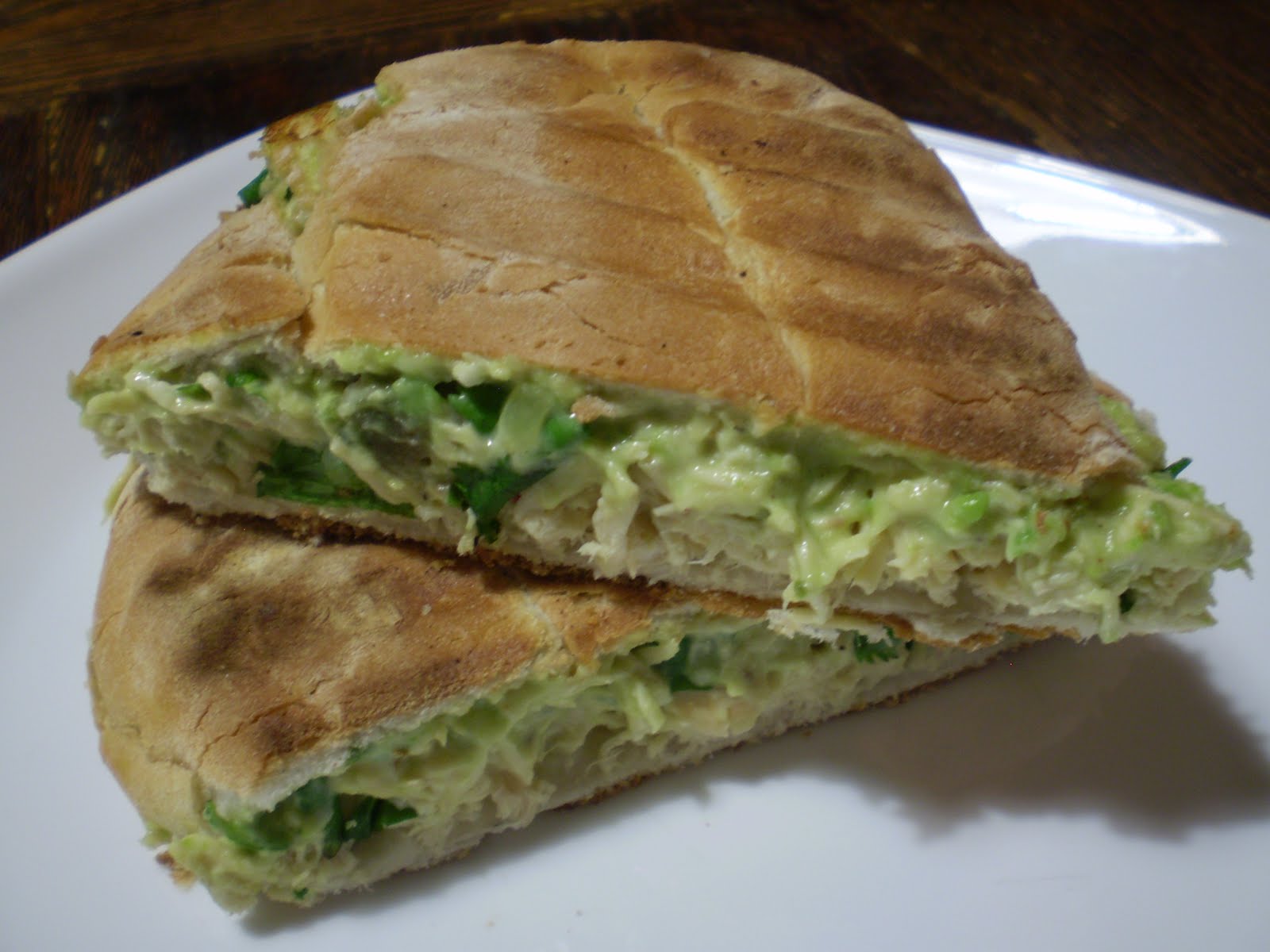 Sazón del corazón: Torta de pollo a la mexicana