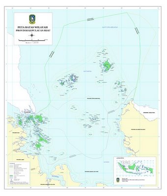 Gambar Peta Kepulauan Riau/Kepri :: Blog ke 10
