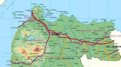 Gambar Peta Besar: Peta Serang Banten - Gambar Ukuran Besar