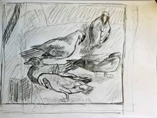 art, birds, nature: Simplify