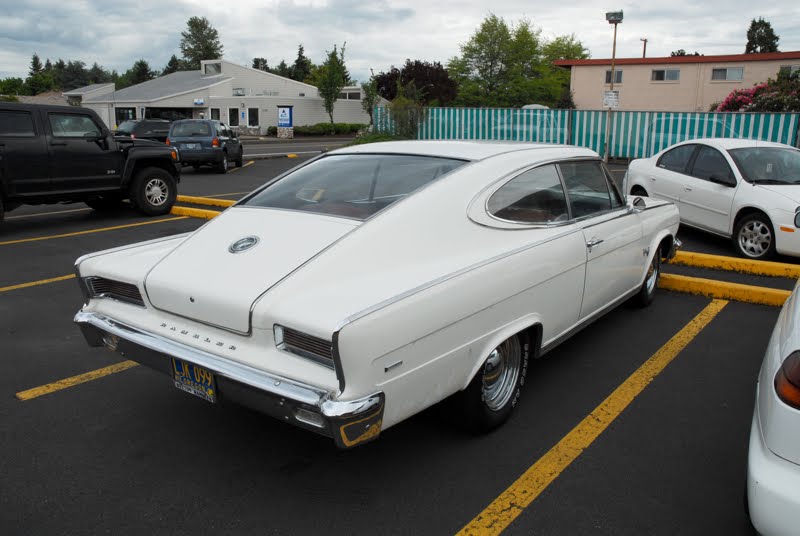 OLD PARKED CARS.: 1966 Rambler Marlin.