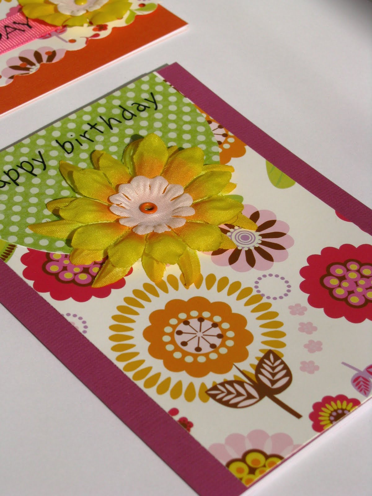 Yellow Mums: a few thoughts on the cardmaking process