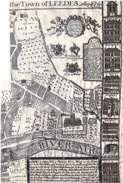 Leeds Tapestry: On the Move - Cossin's Map 1730