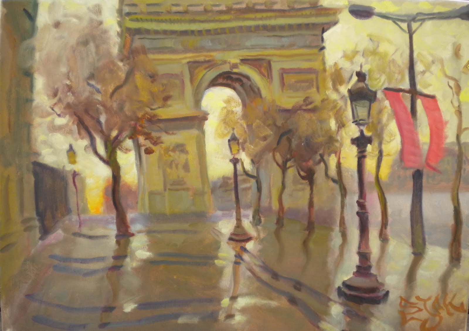 Ethan Jack Harrington Art: Paris Paintings Winter 2009