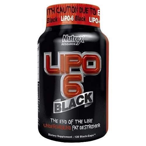 JP - HARDCORE SUPLEMENTOS: LIPO 6 BLACK (120 comprimidos) - R$160,00