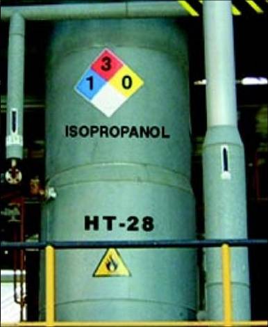 ANGELICA LIFE INTERNATIONAL: Tanque señalizado según diamante NFPA 704 ...