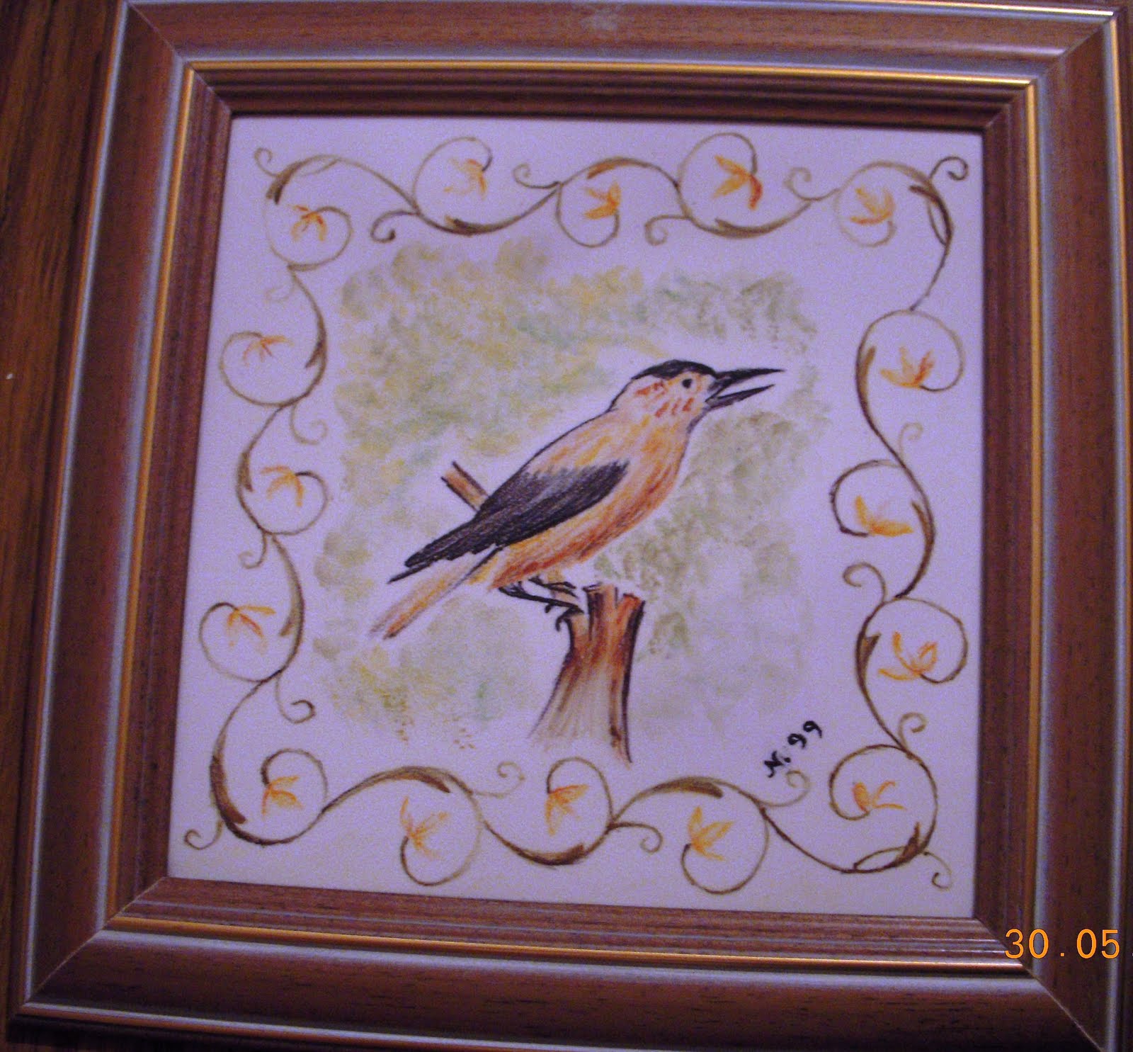 (MIS TRABAJOS) NIEVES MORENO: AZULEJOS PINTADOS A MANO