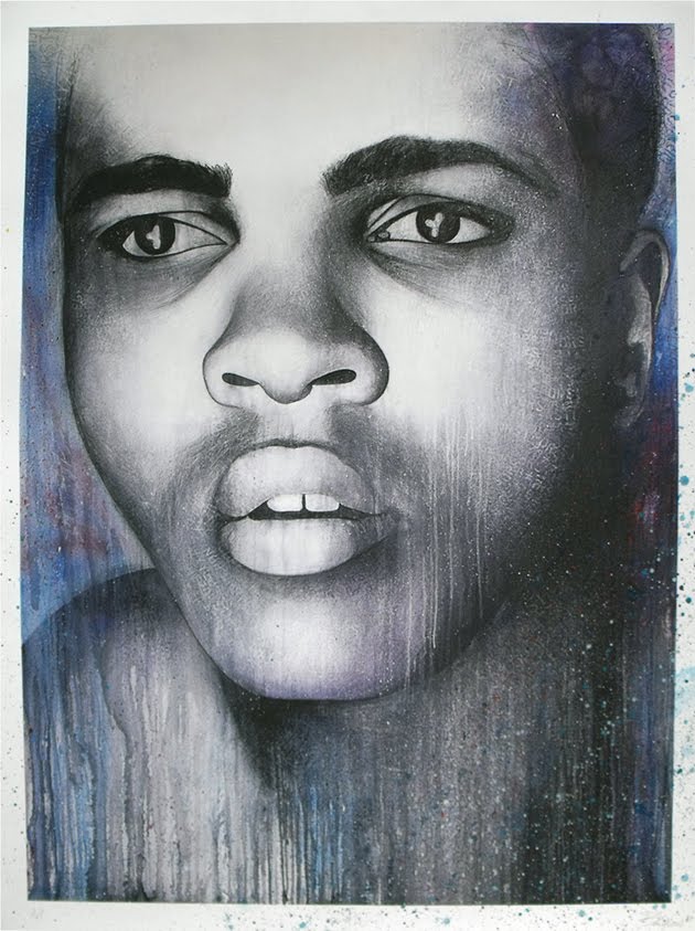 artbleat: BEN SLOW ALI HAND FINISHED PRINT