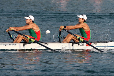 Portugueses nos Jogos Olímpicos: Dupla do remo nas meias finais