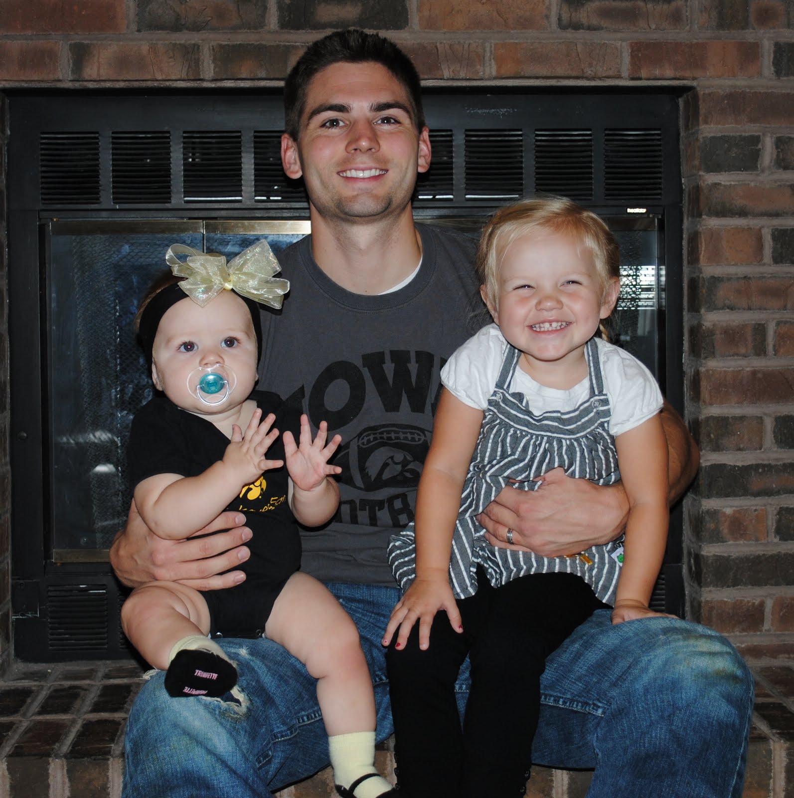 The Evans' in 2011: Hawkeye Family!