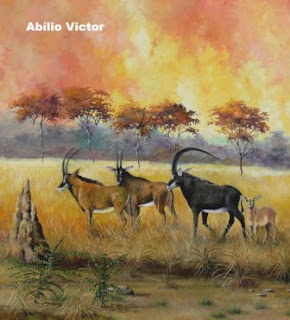 PINTURA DE ABÍLIO PINTO VICTOR: "A palanca real"