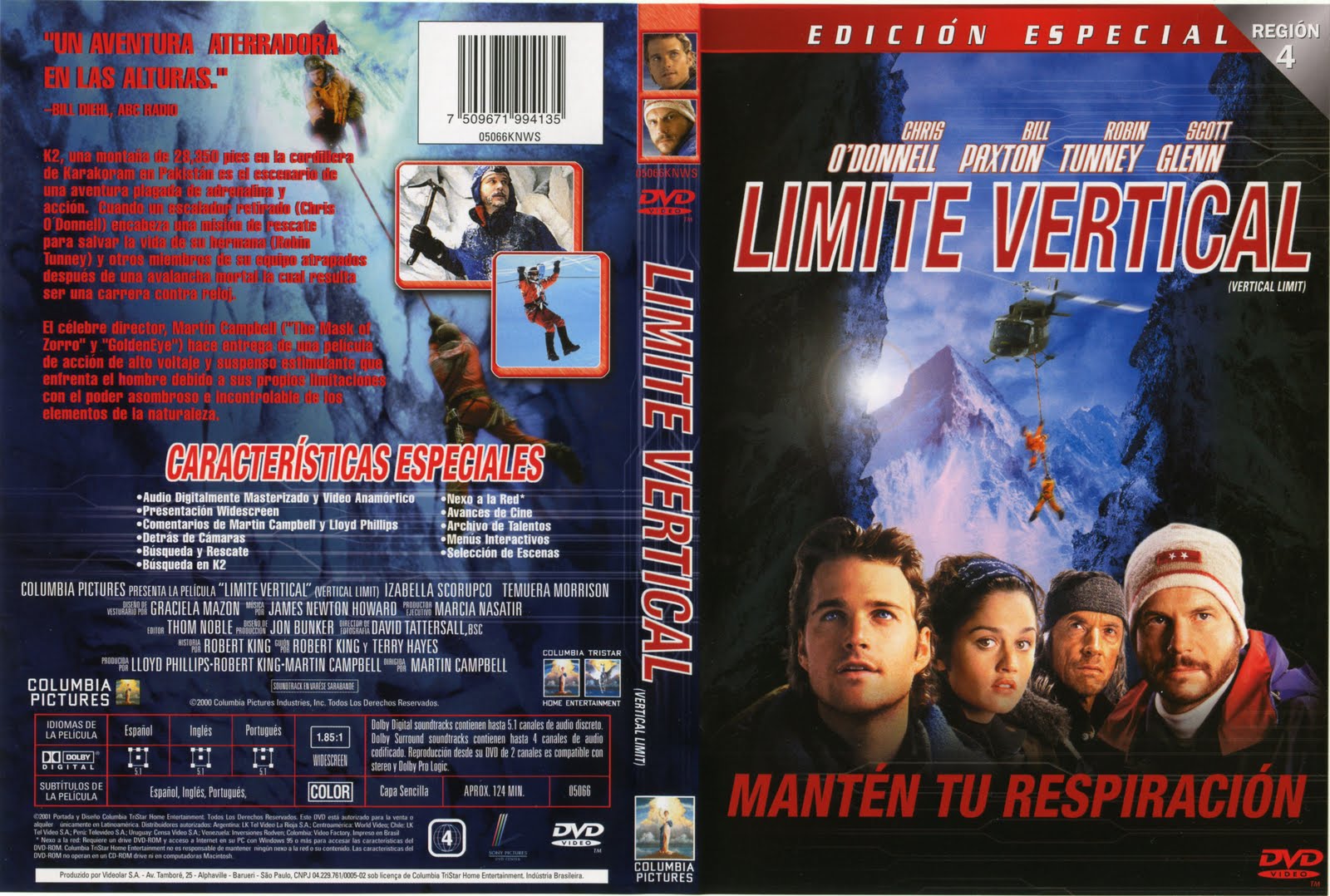 PELICULAS EN DVD: LIMITE VERTICAL