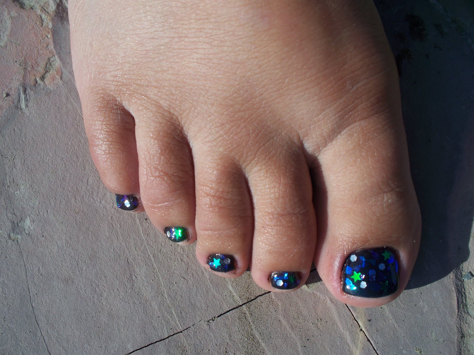 Glitter Toes by Steph: Glam Toes & Glitter Toes