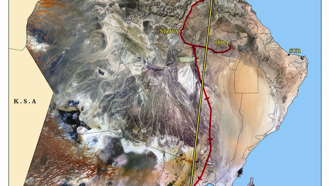 Oman's rail network. - [MM] Muscat Mutterings