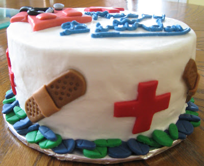 Delectable Sweets by the Smiths: Nurse Birthday Cake
