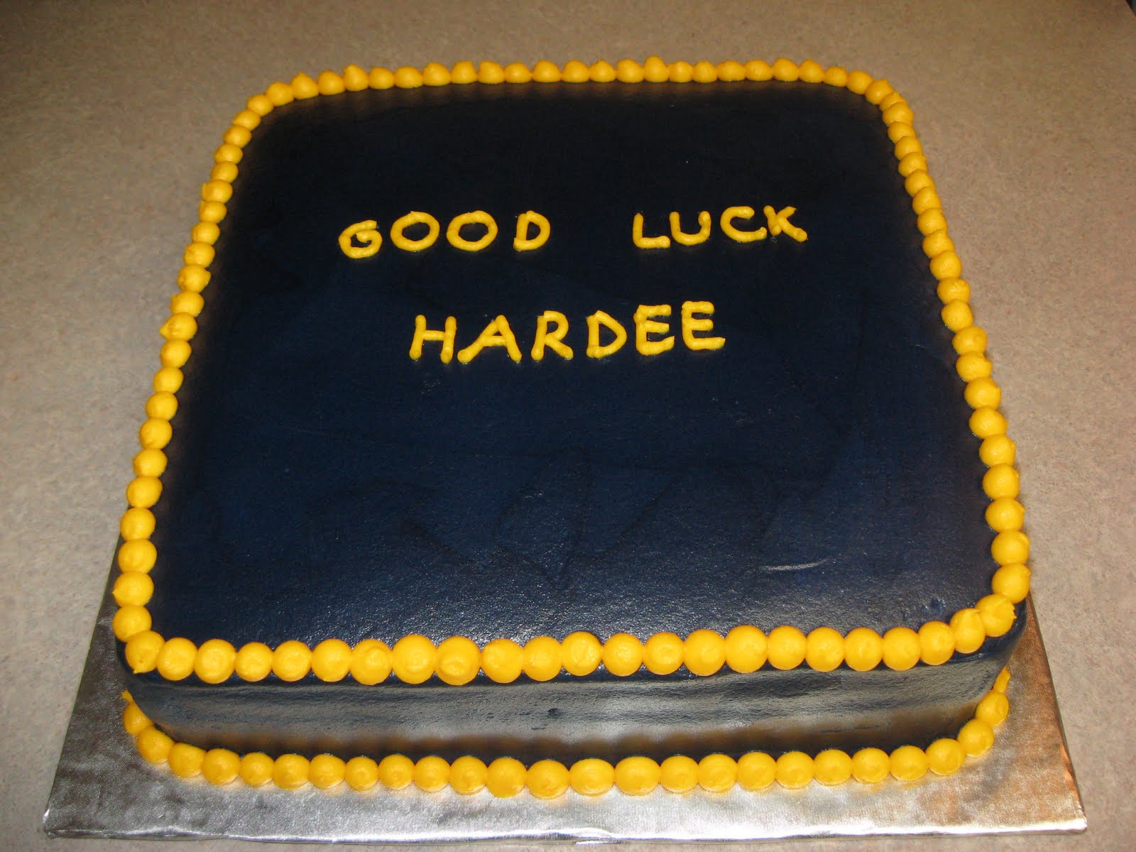 Delectable Sweets by the Smiths: Good Luck Cake
