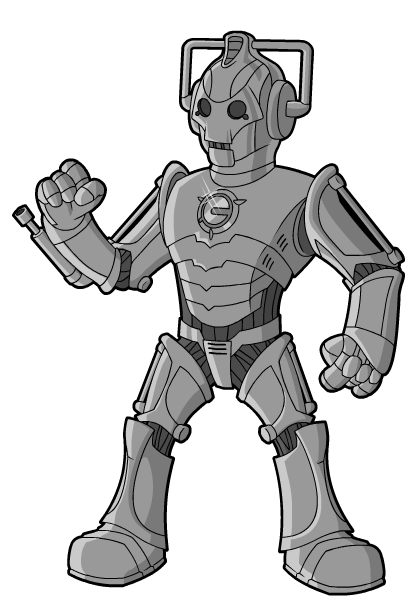 Cybermen Coloring Page