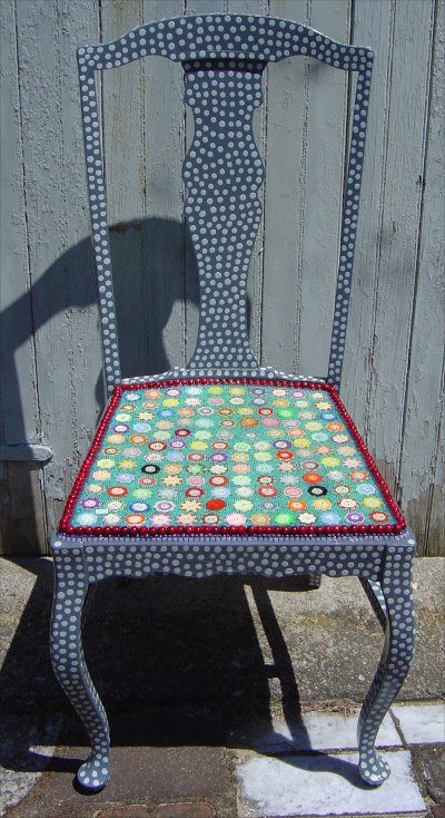 P8 Buttons & Fabrics: Button Wednesday : Button Chairs
