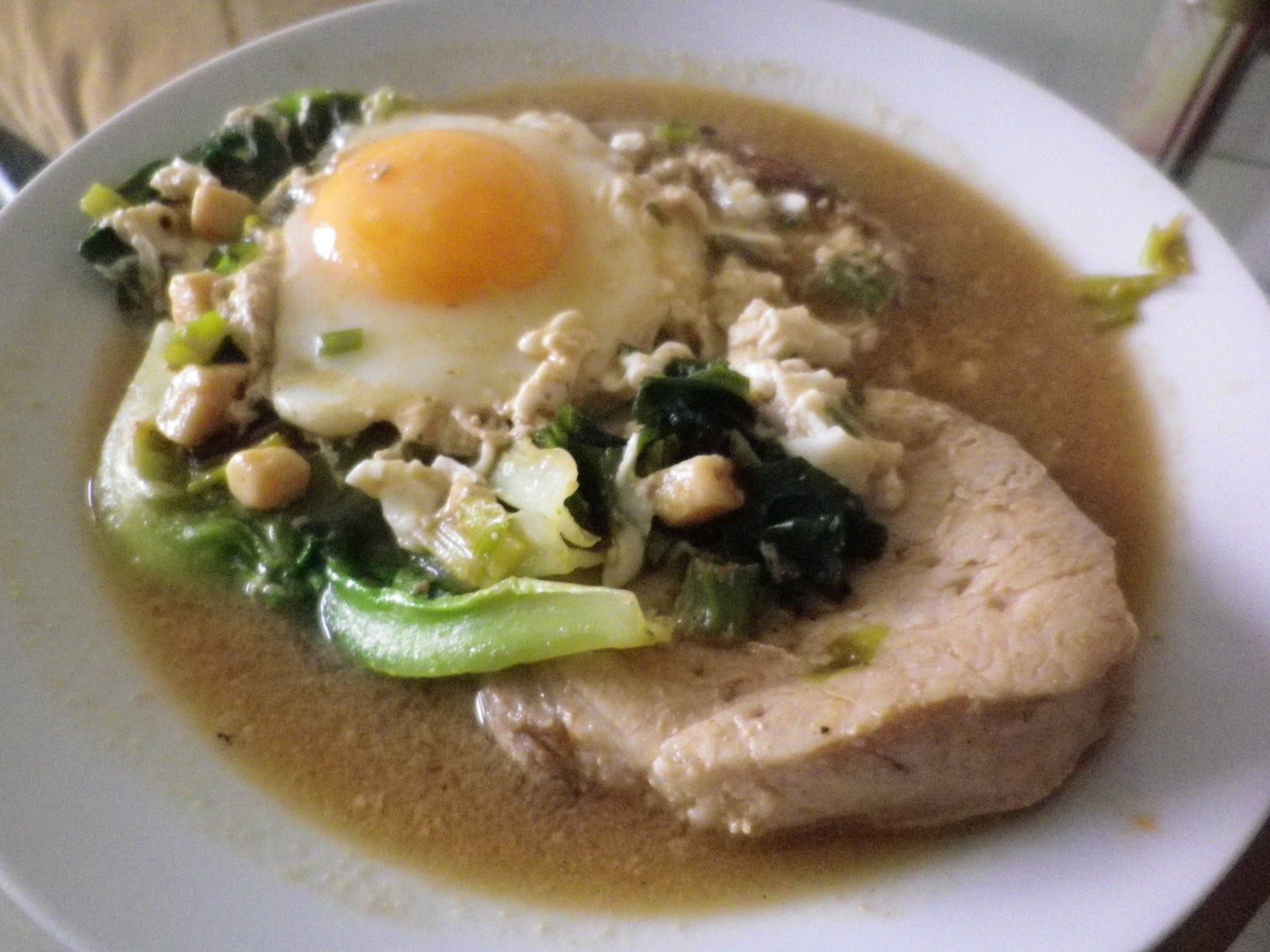 the one by two kitchen blog: Sizzling Hot Pork with Miso sauce inspired ...