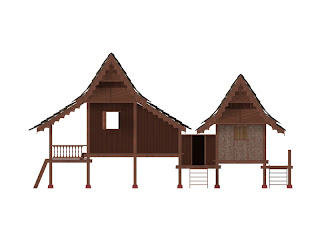 HITAM PUTIH: Rumah Tradisional Melaka