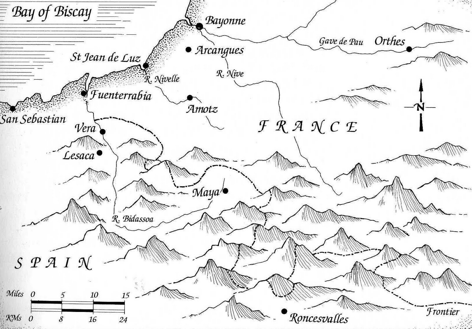 napoleonic wargaming: Walking the Pyrenees