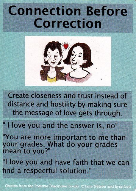 Cultivating the Virtues: PD Tool Card: Connection Before Correction