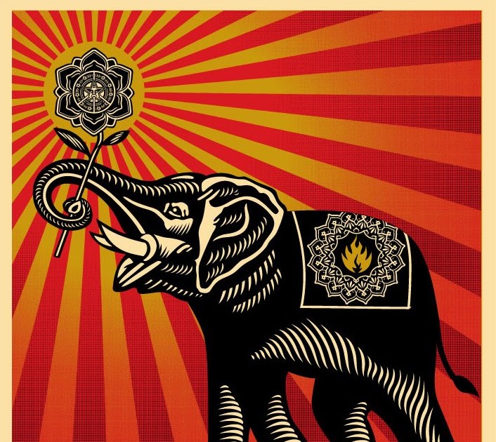 Shepard Fairey Elephant