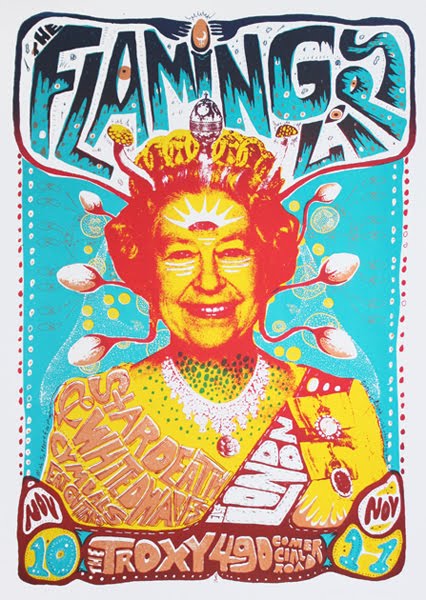 INSIDE THE ROCK POSTER FRAME BLOG: The Flaming Lips poster in London ...