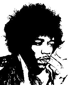 Criações: Stencil Jimmy Hendrix