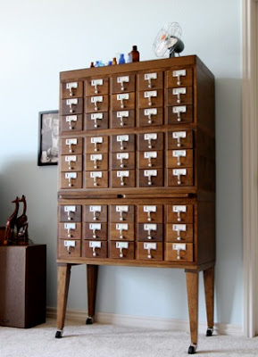Decor Desire: Card Catalogs!