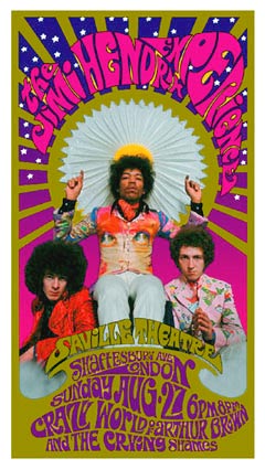 Psychedelic Rock Concert Posters
