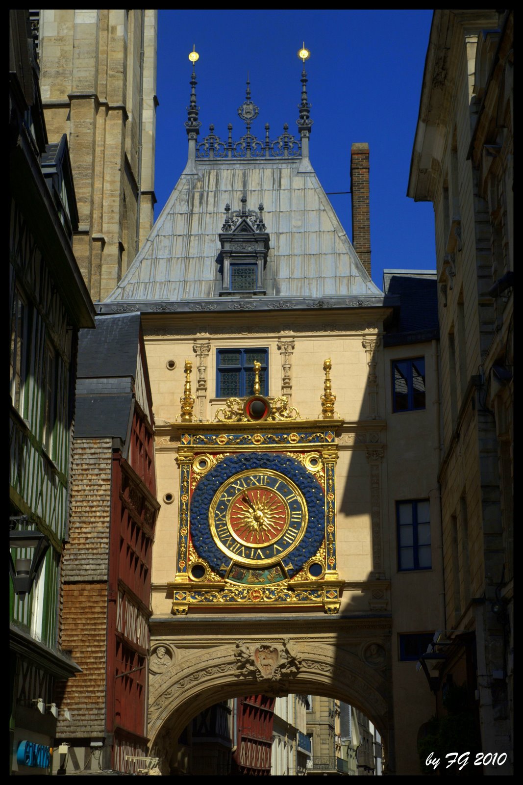 François Gambier - L’œil et l'image: Rouen - Le Gros Horloge