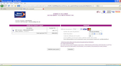 e-commerce Maroc: Test du paiement en ligne des factures Maroc Telecom
