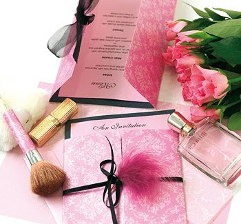 Invitations For Celebrations: Pretty Pink Invitations