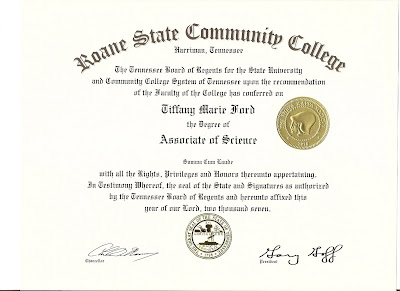 Tiffany M. Ford: Associate of Science Degree