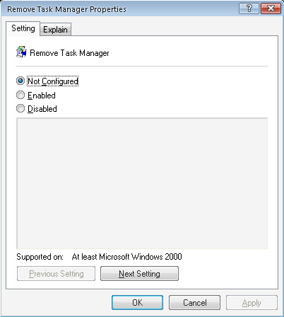 Enable Windows Task Manager-Disabled by a Virus ~ Virus Removal Support