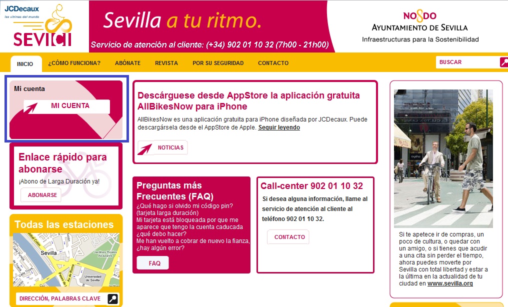 Plataforma ciudadana de usuarios de Sevici: Como recargar tu abono a ...