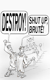 Cartoon Brutus From Julius Caesar