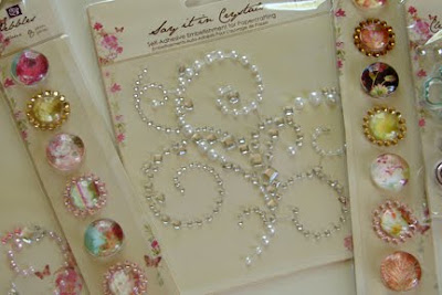 BlueMoon Scrapbooking: Prima Marketing Stamps and Bling
