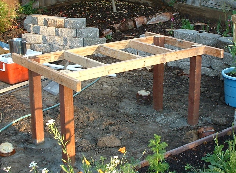 Swimming Pool To Pond: How To Make a Grow Bed (PART 2 - Mounting Support)