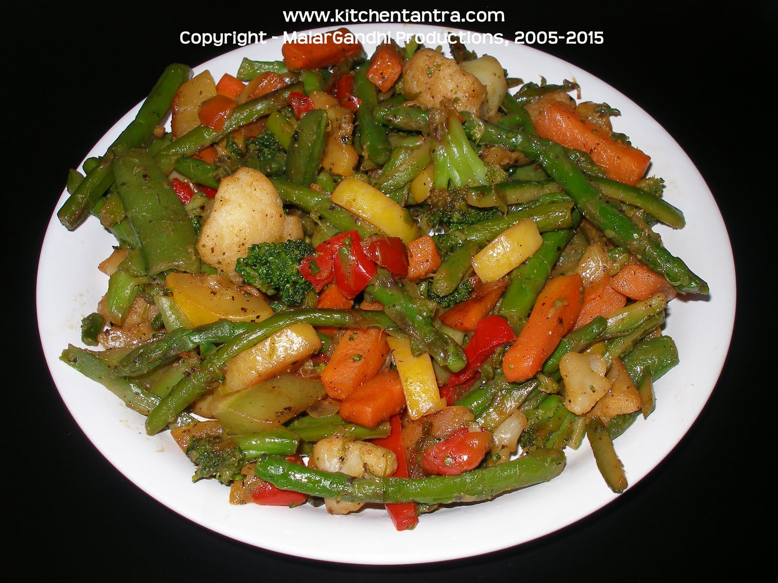 Mixed Vegetables Stir Fry – Chinese Style | Kitchen Tantra