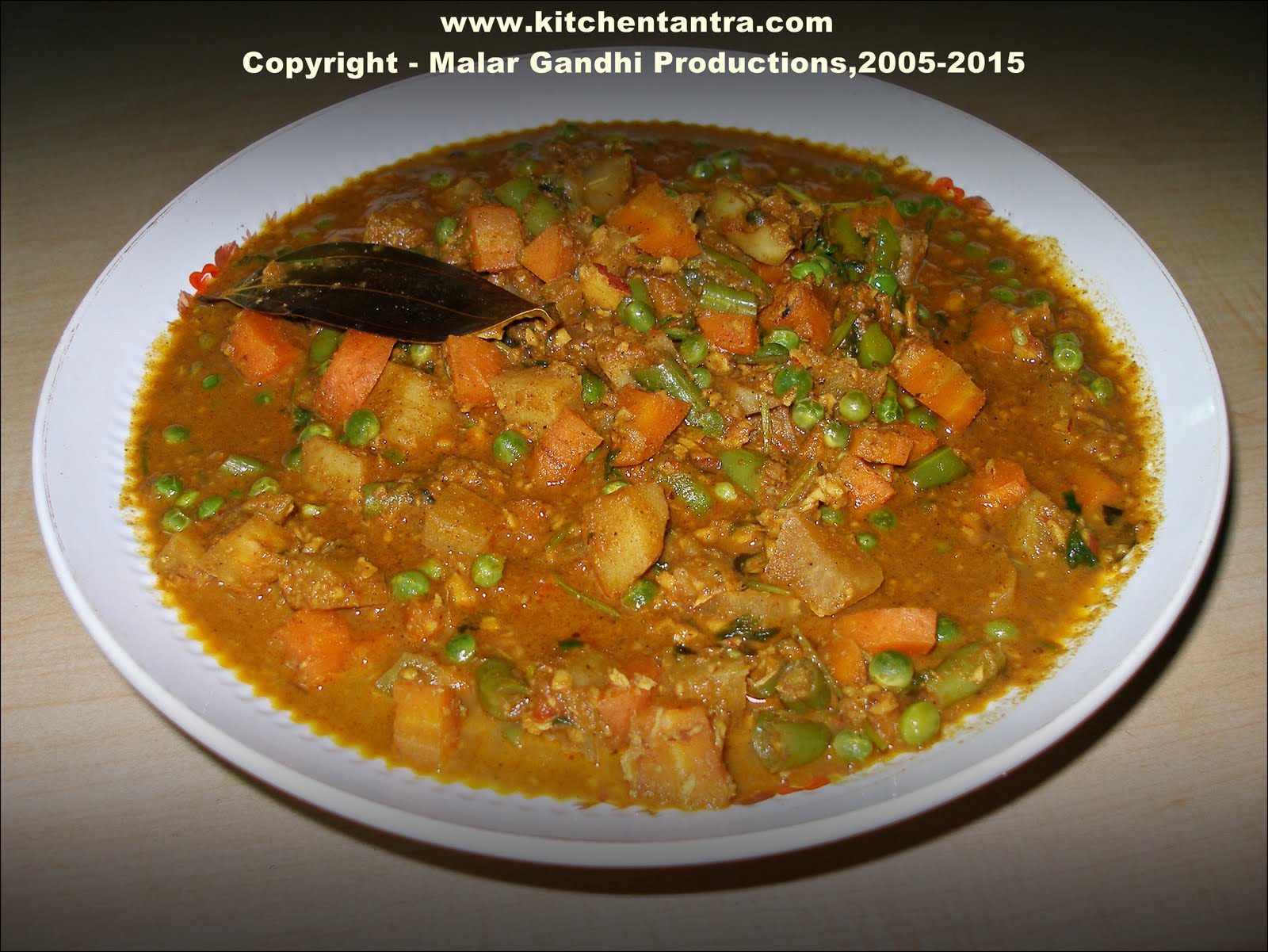 Veg Chettinad Korma / Vegetable Chettinad / Veg Chettinad Curry ...