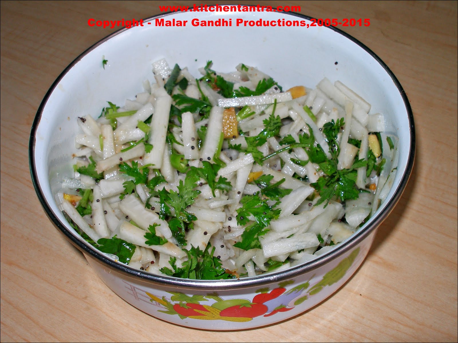 Radish Salad / Mullangi Pachadi – Say Yes to Vegetables! | Kitchen Tantra