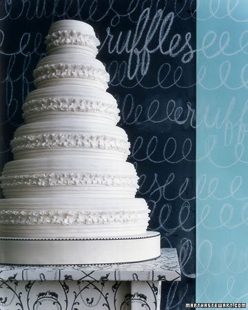 The Bridal Solution: Inspiration: Ruffle Cake