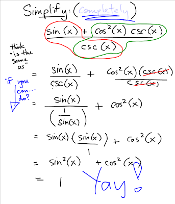 Grade 12 Pre-Calculus Math 0910: Trig Identities (more notes, examples ...