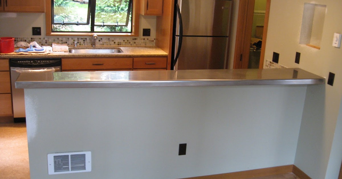 HEAVY METAL WORKS: Stainless Bar Top - Nobel Woods