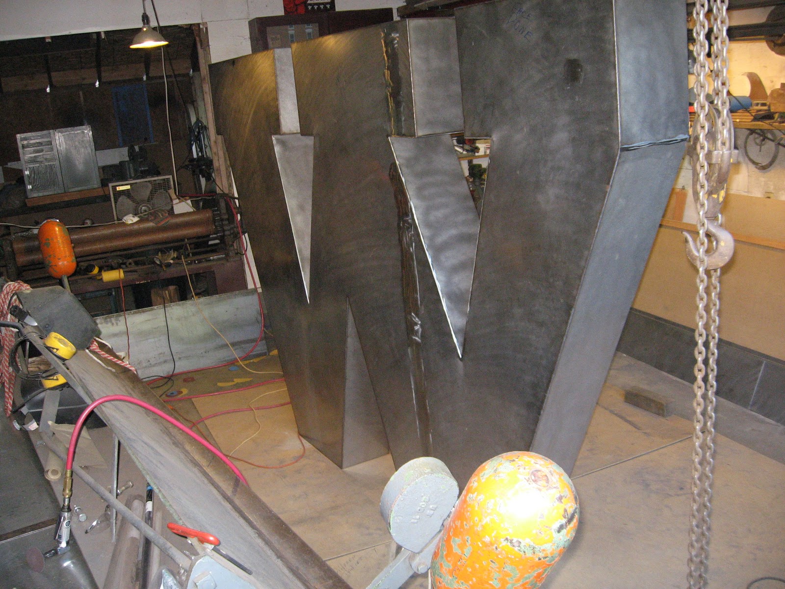 HEAVY METAL WORKS: Steel Letter Project - Whidbey Island Center For The ...